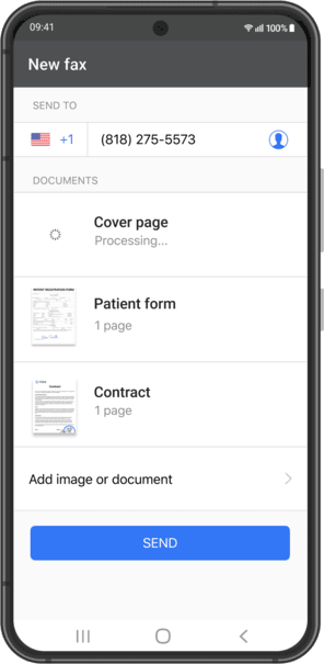 Android Fax App by Municorn - Simple, Reliable, HIPAA Compliant